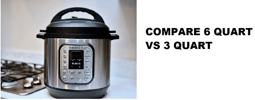 Compare Instant pot 3 Quart vs 6 Quart - Miss Vickie