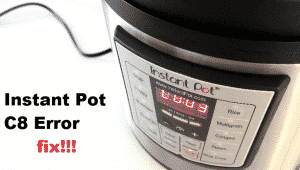 4 Ways To Fix Instant Pot C8 Error - Miss Vickie