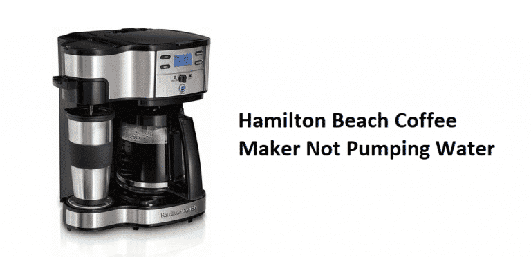 Hamilton Beach Coffee Maker Not Pumping Water: 3 Fixes - Miss Vickie