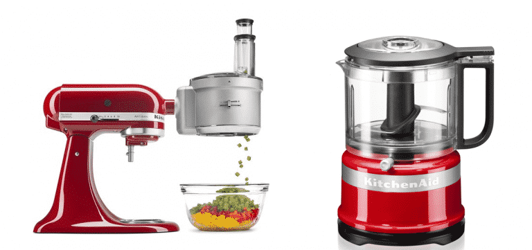 Compare KitchenAid Food Processor Attachment vs Food Processor - Miss ...