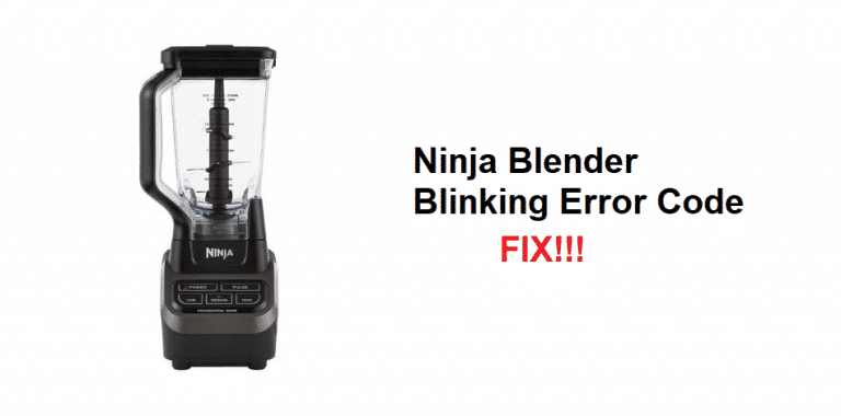 5 Ways To Fix Ninja Blender Blinking Error Code - Miss Vickie