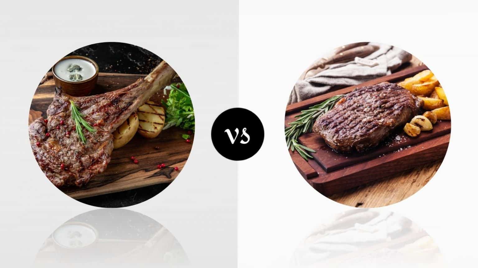 Tomahawk Steak vs Ribeye Steak: What's The Difference? - Miss Vickie
