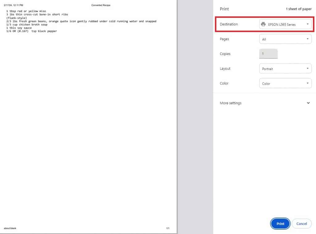 Custom Recipe Divider Calculator - Miss Vickie
