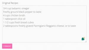 Half Recipe Converter - Cut a Recipe In Half - Miss Vickie