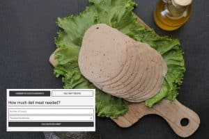 Deli Meat Per Person and Sandwich Portion Calculator - Miss Vickie