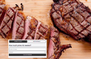 Prime Rib Per Person and Portion Calculator - Miss Vickie